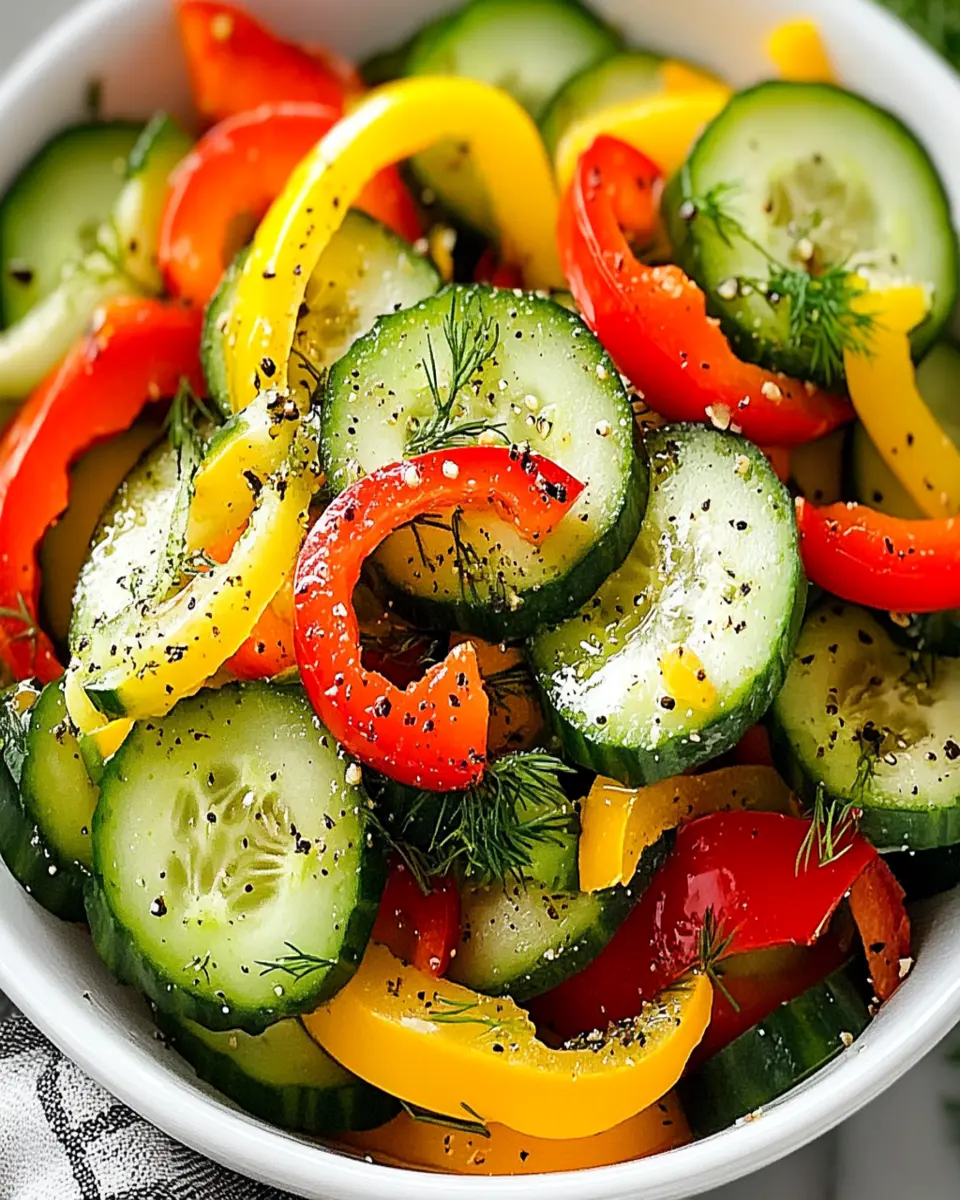 TikTok Cucumber Salad